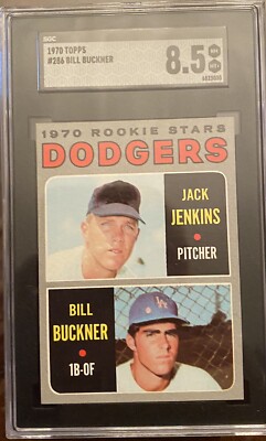1970 Topps Dodgers Rookie Stars Bill Buckner #286 SGC 8.5 “NM-MT+ ...