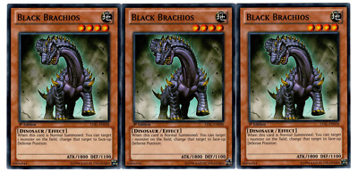 Yugioh- 3X Black Brachios - Common - 1st Edition - LVAL-EN038 - Near ...
