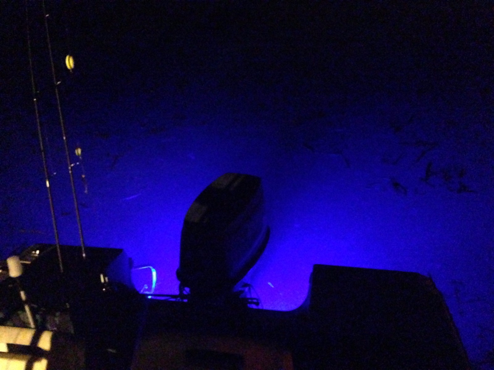 BLUE Acme-2 UNDERWATER LED Boat Transom Plug Drain Light Up To 2400 ...