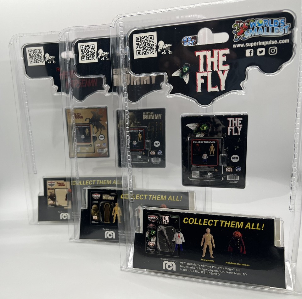 Worlds Smallest Horror - The Fly, Egyptian Mummy, The Headless Horseman ...