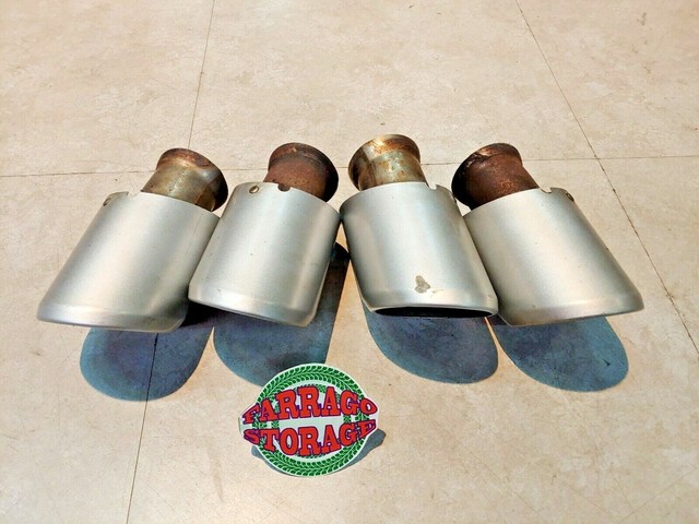 2011-2014 Porsche Cayenne Exhaust Tail Pipe Tip 4pcs Set 95811125120 ...