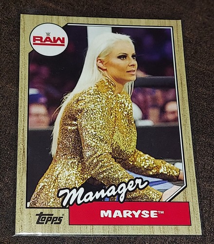 2017 WWE TOPPS HERITAGE MARYSE MANAGER CARD #57 | eBay