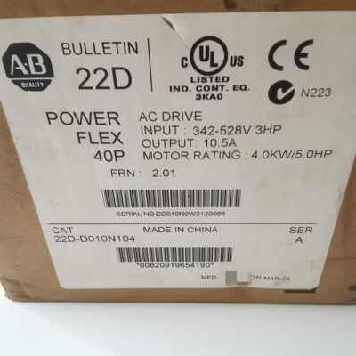 22D D010N104 Allen-Bradley 22D-D010N104 Powerflex 40P Catalog 22D ...