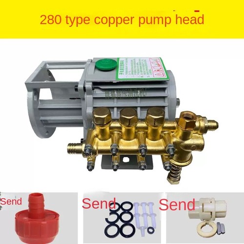 220v High Pressure Washer Car Wash Brusher Accessories Copper Pump Head ...