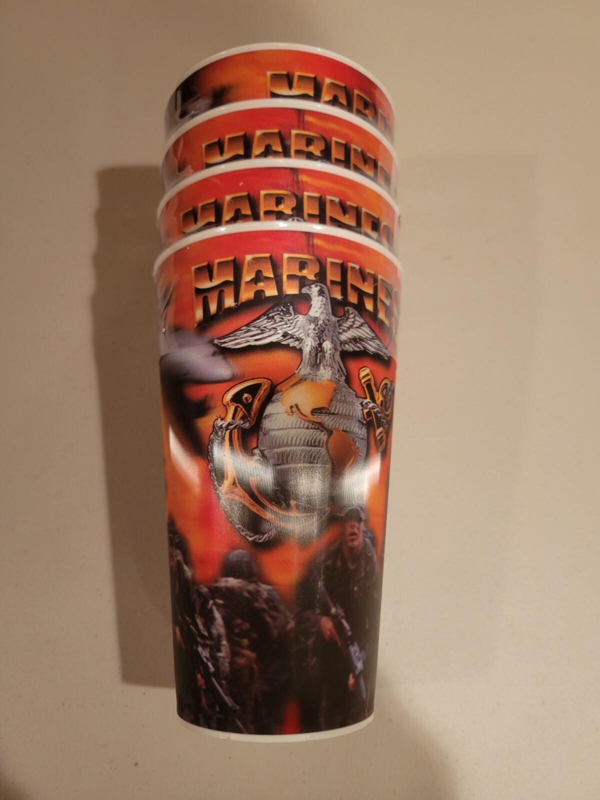 New Set of 4 Capitol Cups 3D Lenticular Holographic Spiritcups Plastic ...