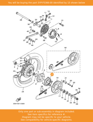 YAMAHA Clutch, Hub, 5YP-F5366-00 OEM T135 | eBay UK