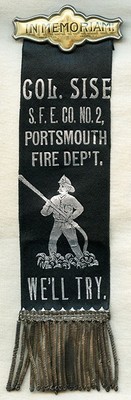 Wonderful 1890's Col. Sise Steam Fire Engine No. 2 Memorial Parade ...