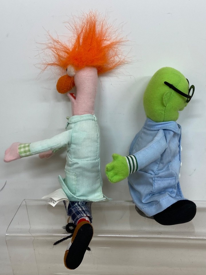 Jim Henson's Muppets - Bunsen & Beaker small soft plush toys - Sababa ...