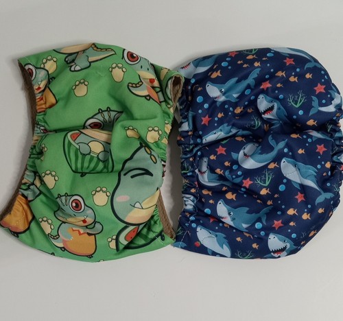 Sea Life & Dino Print Reusable small male Belly Bands wraps Brand New ...