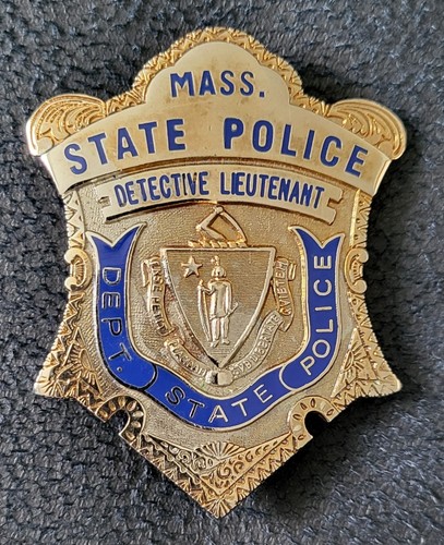 Massachusetts MA State Police Trooper Detective Lieutenant Novelty ...