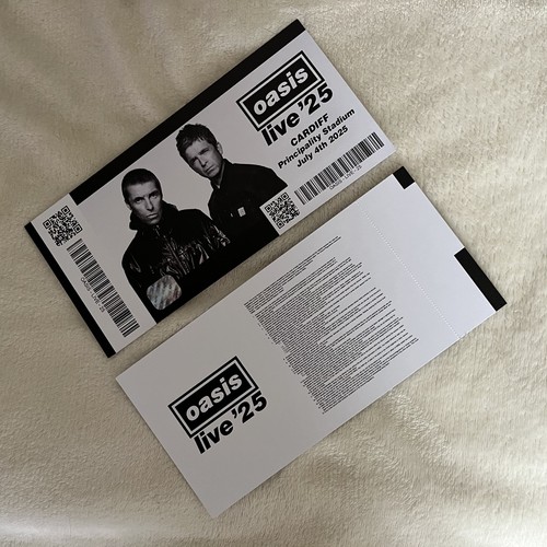 Oasis Souvenir Concert Ticket Stub - choose date | eBay UK