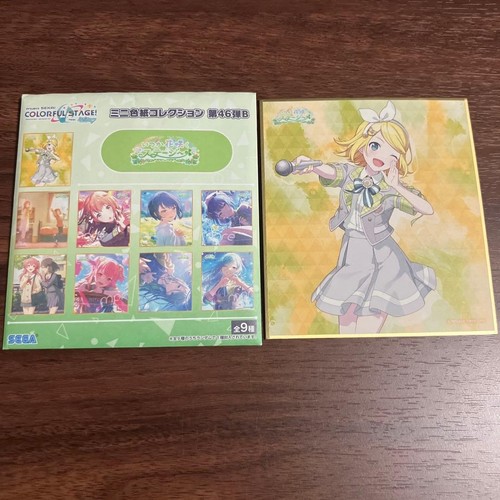 Proseka Mini Shikishi Board 46B Kagamine Rin Bandai Japan Limited | eBay