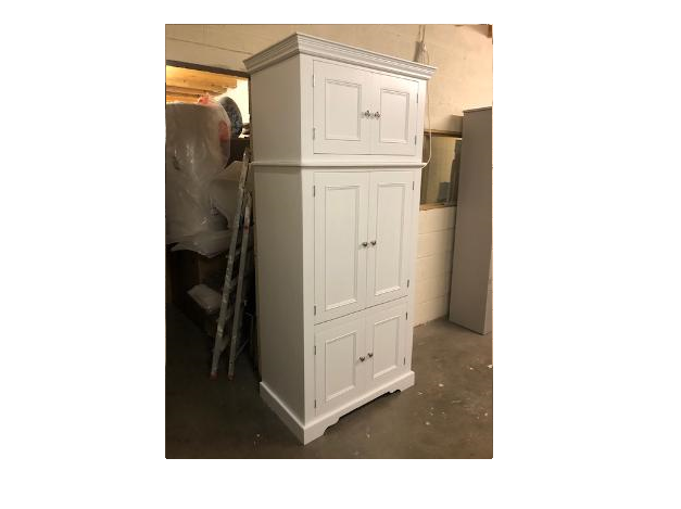 RUTLAND PAINTED HIDEAWAY COMPUTER CUPBOARD- BESPOKE AVAILABLE- F&B ...