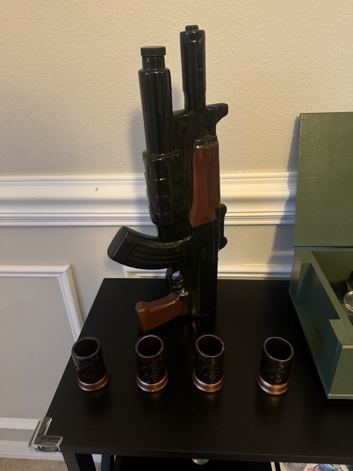 AK47/ AK74 Vodka Bottle with 4 Shot Glasses | eBay
