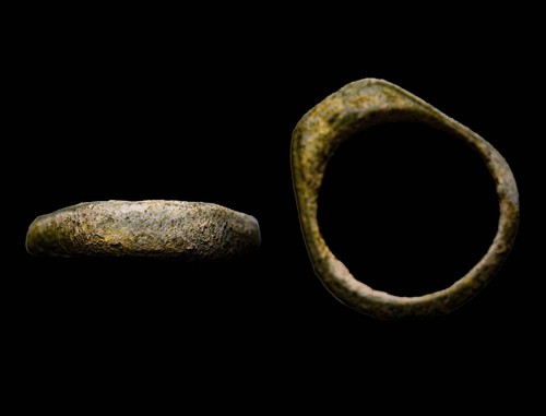 Authentic Ancient Roman or Greek Archery Archer Ring with Protruding ...