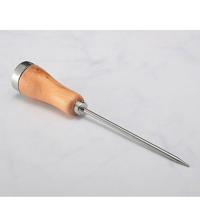 Single Fork Ice Pick Wooden Handle Ice Chisel Durable Ice Pick Crusher ...