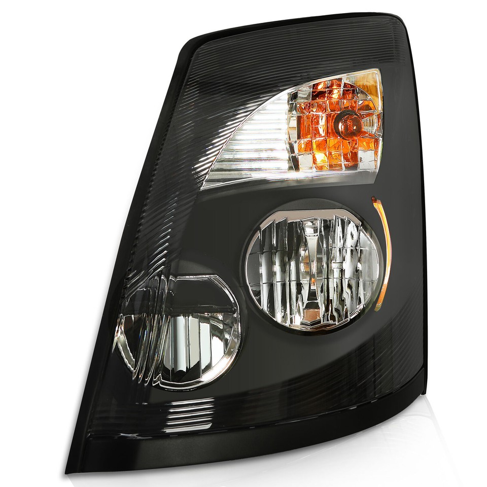 For 2004-2017 2018 Volvo VNL VNX LED Headlights Headlamps Black Left ...