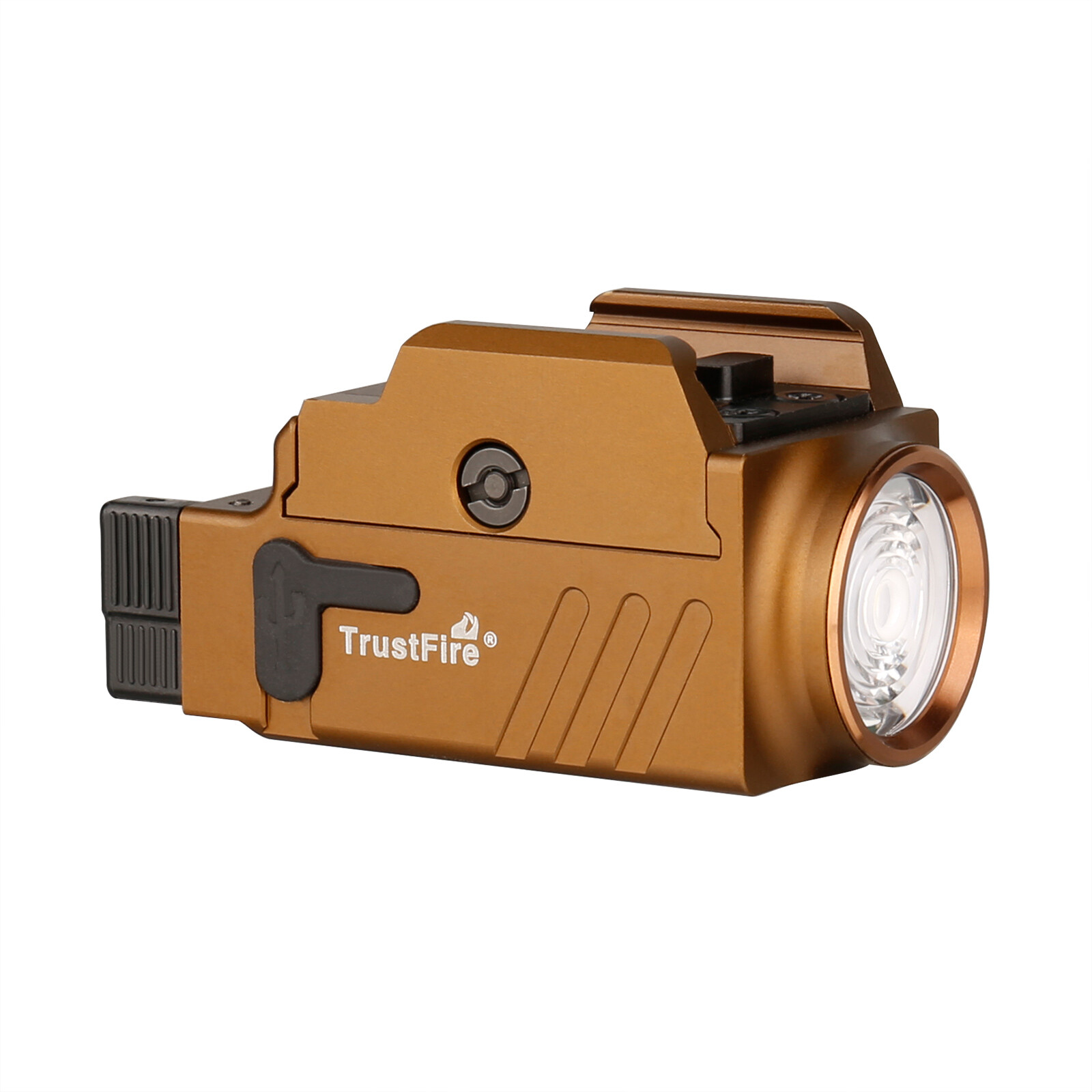 Trustfire Mini Tactical LED Gun Flashlight 800 Lumen Rail Mounted ...