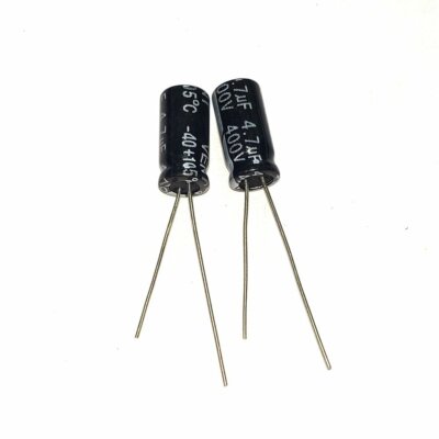 100pcs 4.7uF 400V 4.7MFD 400WV 6*12mm Electrolytic Capacitor NEW | eBay