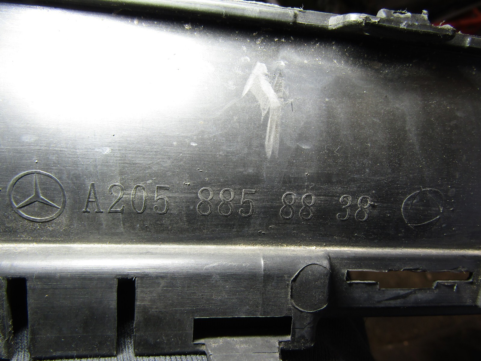 MERCEDES C Class C205 Coupe AMG Rear Bumper Diffuser 2015 to 2018 ...