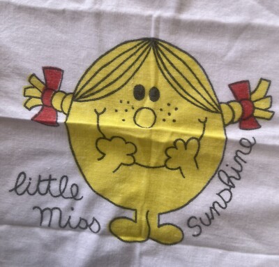 Vintage Child Children’s Kids Hanky Handkerchief Little Miss Sunshine ...