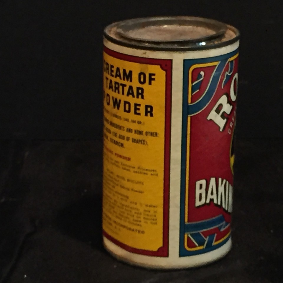 Antique Vintage Royal Baking Powder Advertising Tin with Paper Label | eBay