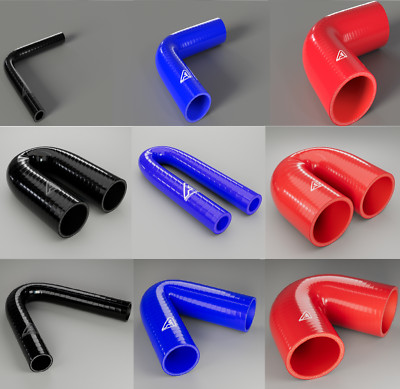 90 135 or 180 Degree Silicone Elbow Hose Pipe Bend Turbo Water ...