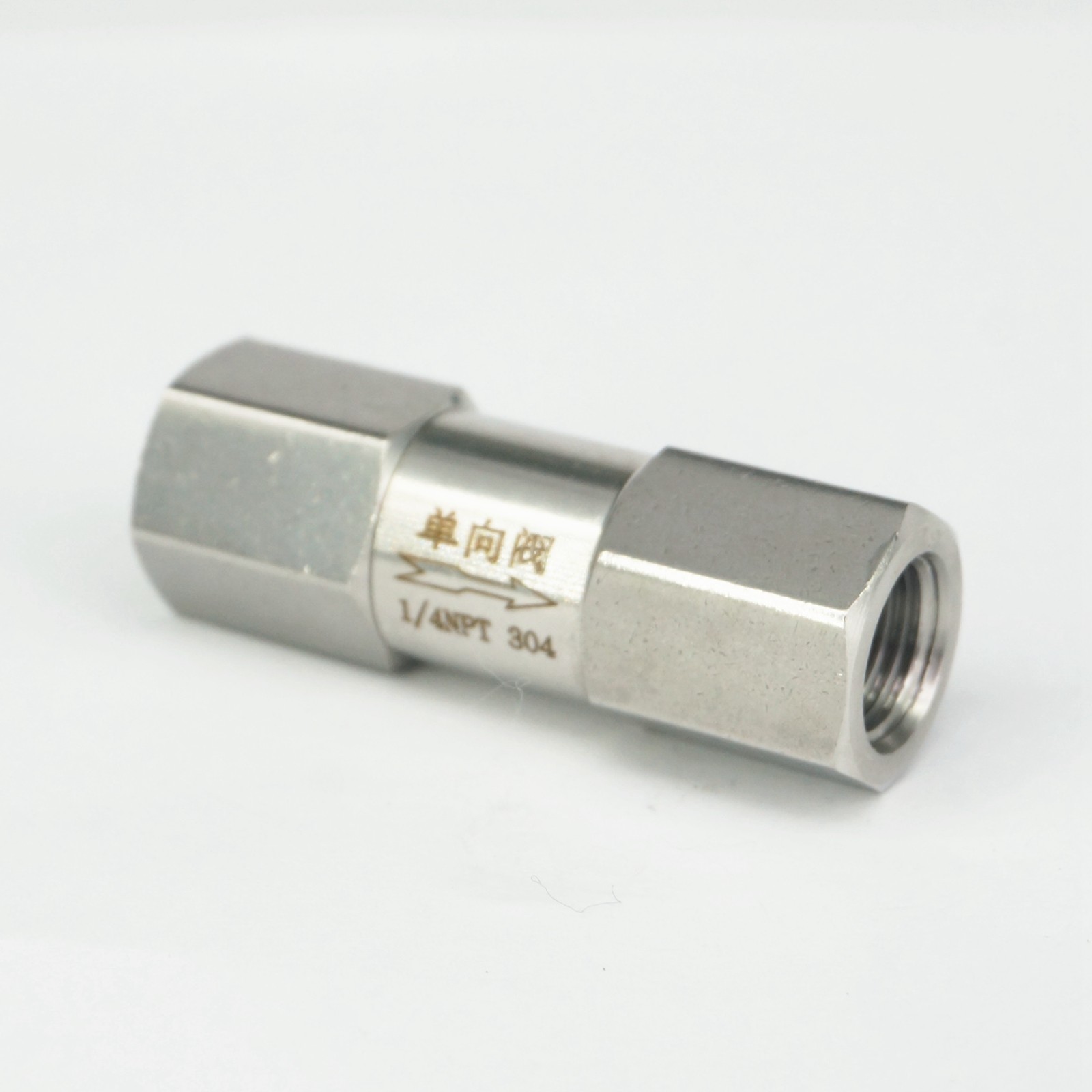 1/4" NPT Female Check One Way Valve 304 Stainless Steel Water Gas Oil ...
