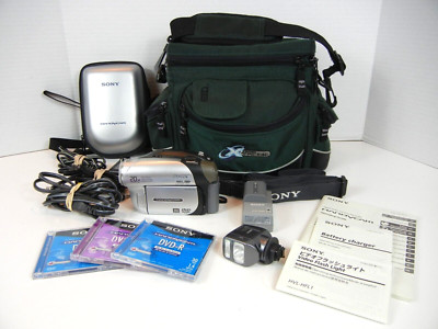 Sony Handycam DCR-DVD92 Digital Mini DVD Disc Camcorder Bundle - TESTED ...