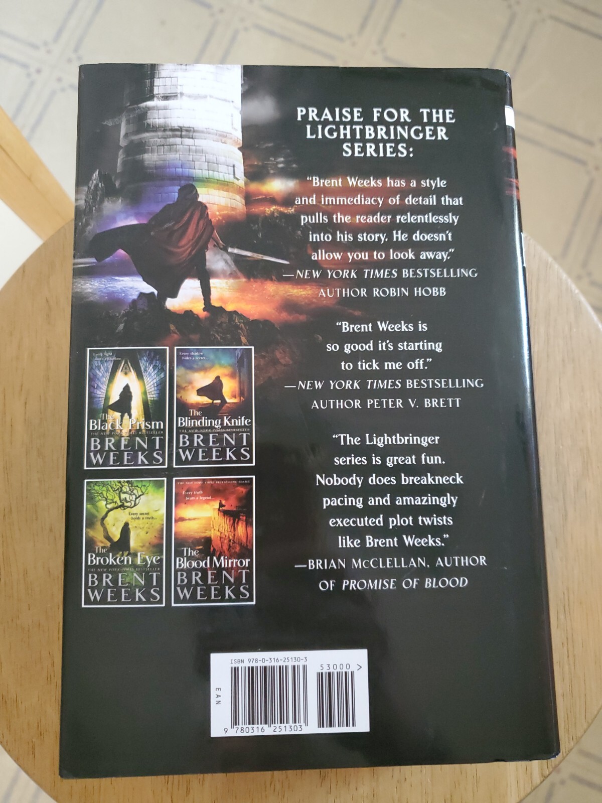 The Burning White (Lightbringer Series, Book 5) by Brent Weeks ...