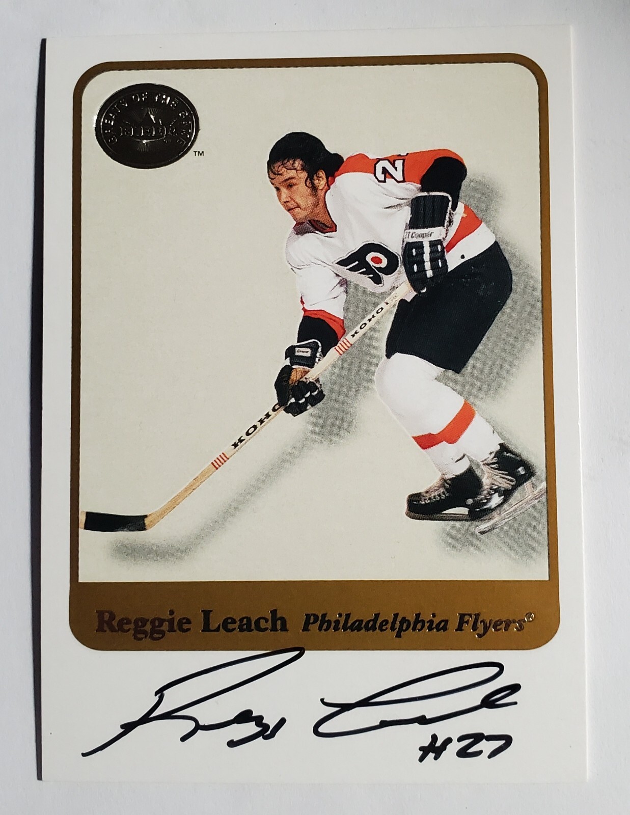 2001 Fleer Greats of the Game Autographs #35 Reggie Leach-Philadelphia ...