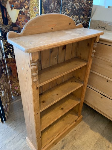 solid pine bookcase used | eBay UK