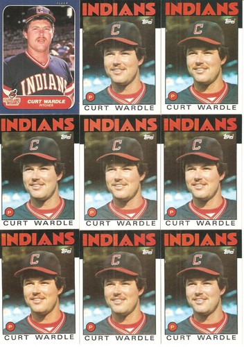18 CARD CURT WARDLE BASEBALL CARD LOT 306 | eBay
