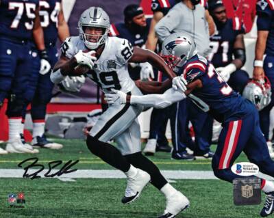 Bryan Edwards Autographed/Signed Las Vegas Raiders 8x10 Photo BAS 30688 ...