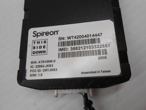 Spireon GPS Tracking Device OEM IC: 22952-JKS3 FCC ID: O9YJKS3 CD0213 ...
