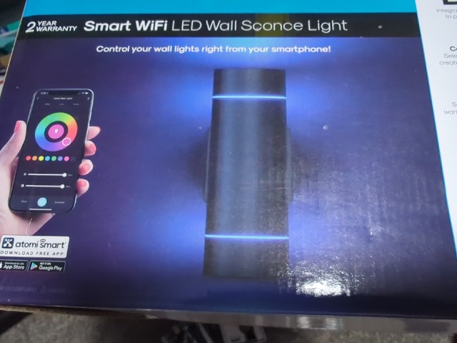 Atomi Smart Wifi Outdoor Wall Light - Pack of 2 (AT1680) for sale ...