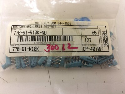 770-61-R10K CTS RES ARRAY 5 RES 10K OHM 6SIP 25 PIECES | eBay
