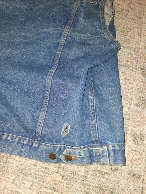 Vintage Men's studded jean vest PUNK HEAVY METAL GOTH EMO | eBay