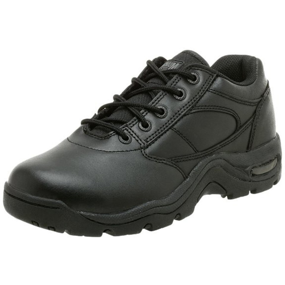 Magnum Viper Low Slip Resistant Black Leather Work Shoes/Boots 3.5 New ...