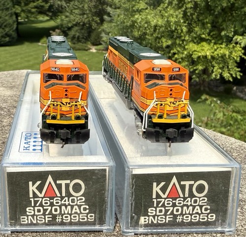 2 KATO N SCALE EMD SD70MAC BNSF #9840 & #9911 Custom/LNIB | eBay