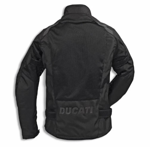 Ducati Men's Motorcycle Jacket Black Mesh Cordura Textile Motorbike ...