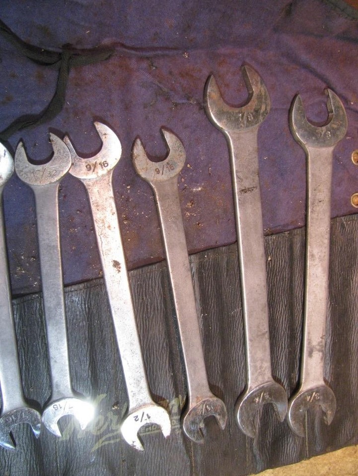 Vintage Herbrand 8 pc Thin Tappet Wrench Set | eBay