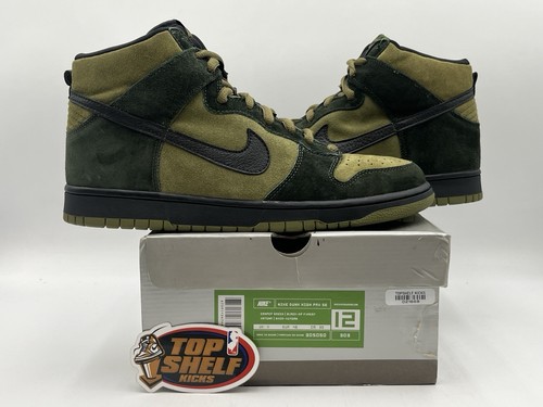 Nike SB Dunk High Pro Hulk 2003 Size 12 Authentic Skateboarding Green ...