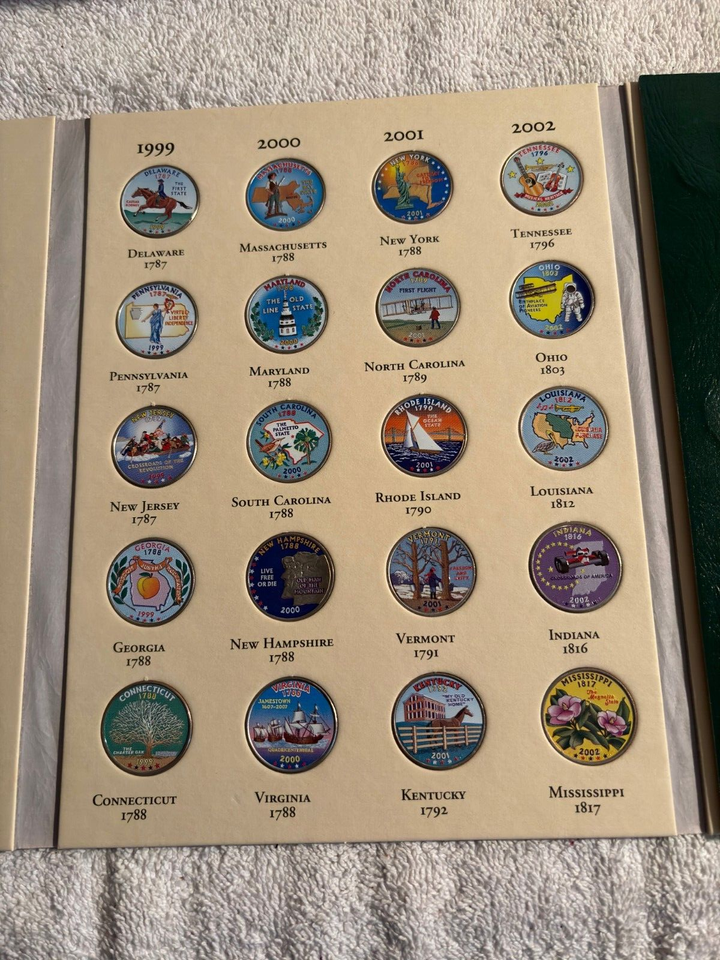 FIFTY STATE QUARTERS 1999-2008 D.C. & U.S. TERRITORIES QUARTERS 2009 ...