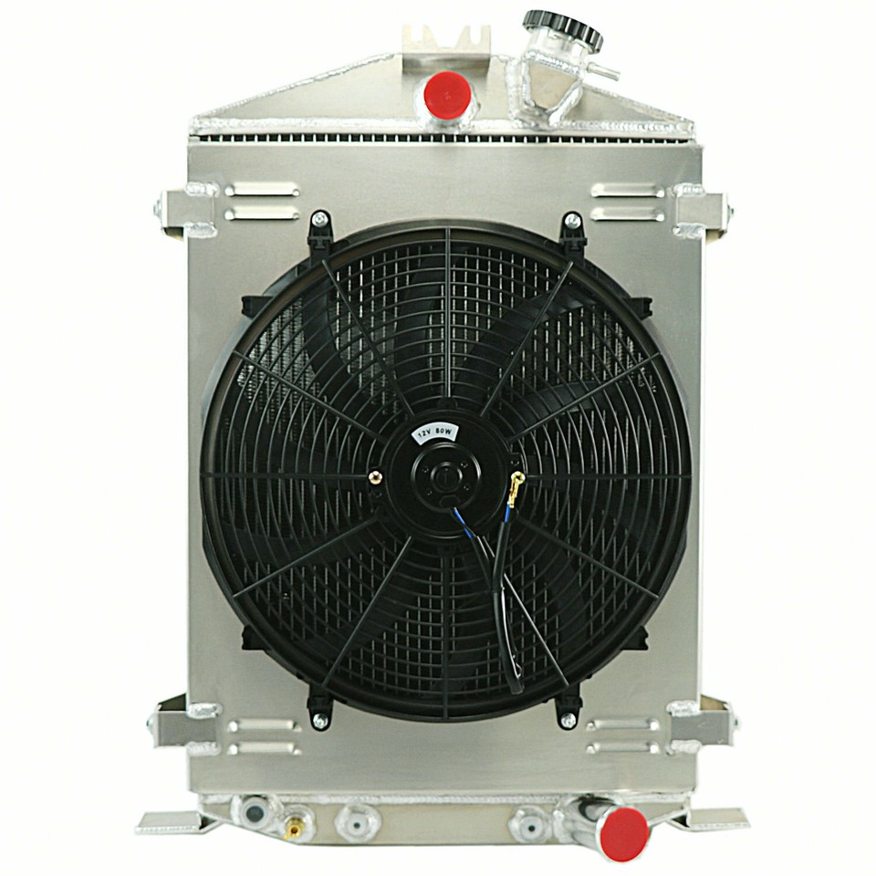 For 1932 32 Ford Hi Boy Street Rod Rat Rod Aluminum 3 Row Radiator ...