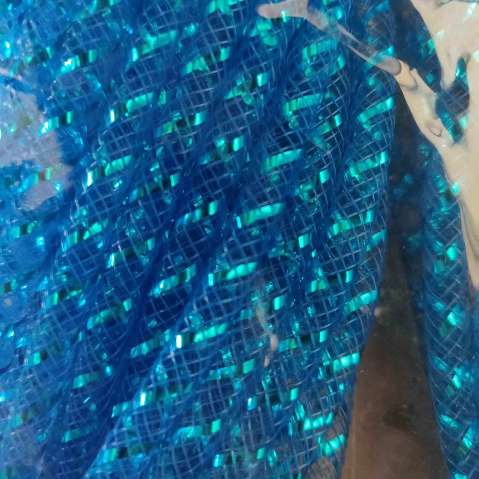 Blue Deco Mesh Tubing/Ribbon 75 Ft - New In Package | eBay