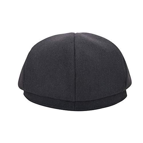 Wool Newsboy Cap for Men Women - Classic Vintage Gatsby Lvy Medium ...