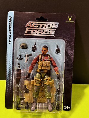 VALAVERSE ACTION FORCE 1:12 05-04 SIDEWINDER GRENADIER 6” FIGURE MOSC GI JOE | eBay