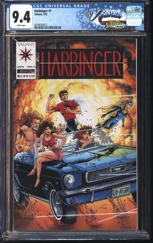 Valiant Harbinger 1 1/92 CGC 9.4 FANTAST White Pages | eBay