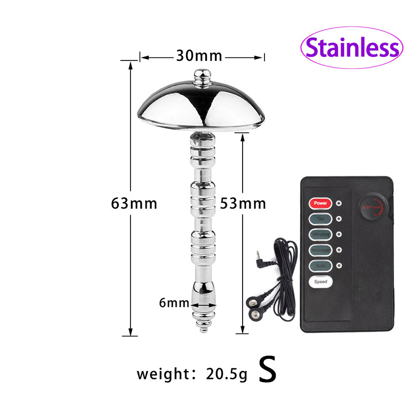 Stainless Steel Penis Rod Stimulation 5/6/8mm Shock Sounding Wands ...